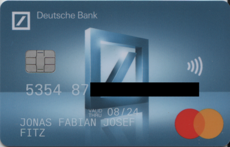 Deutsche Bank Card Plus Mastercard – EMV-Kartentest